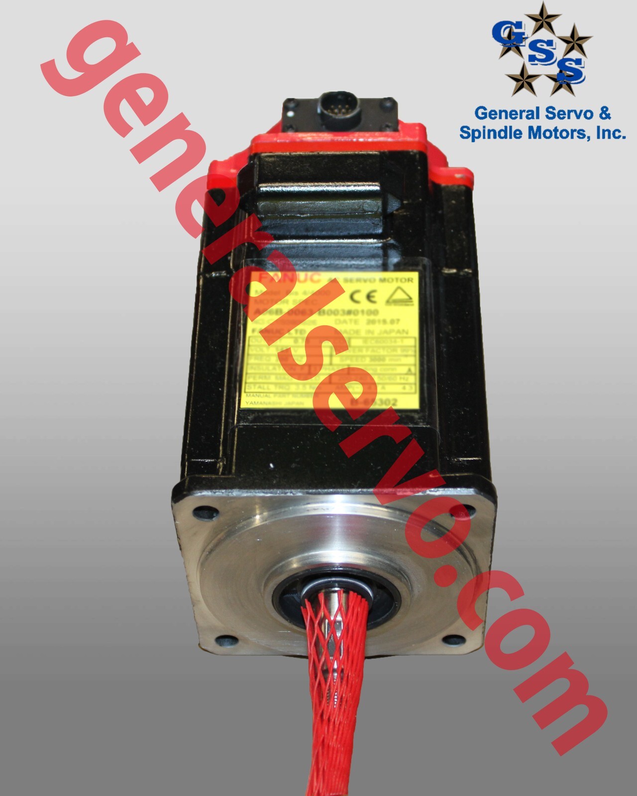 Fanuc A06B-0063-B003 AC MOTOR BIS4/4000 B128IA TAPERSHAFT 1 YR WARRANTY | General Servo ...
