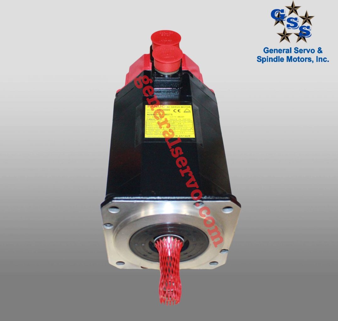 A06B-0127-B075 Fanuc AC Servo Motor A6/2000 A64 Pulse, 140V, 133Hz, 3PH, 4.6A | General Servo ...