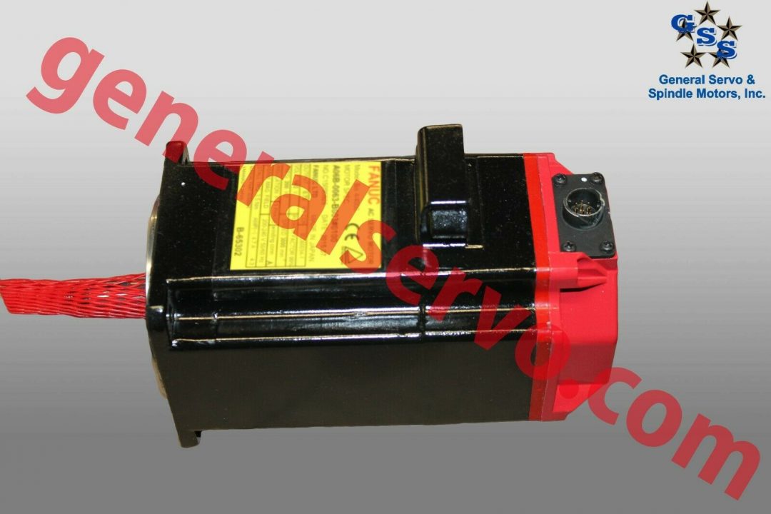 Fanuc A06B-0063-B003#0100AC MOTOR BIS4/4000 B128IA TAPERSHAFT IP67 1 YR ...