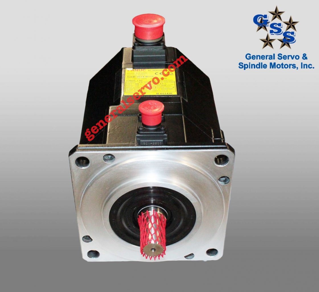 Fanuc A06B-0034-B175 AC MOTOR B6/2000 A32 W/BRAKE *1 YEAR WARRANTY* | General Servo & Spindle Motors