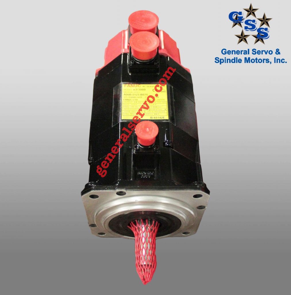 Fanuc A06B-0123-B675 AC MOTOR A3/3000 A64 BRAKE STR *1 YEAR WARRANTY* | General Servo & Spindle ...